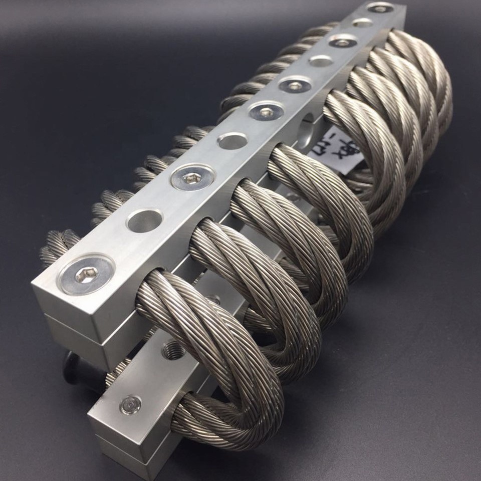 Helical Steel Wire Rope Isolator Aeronautics Space Compressor Shock ...