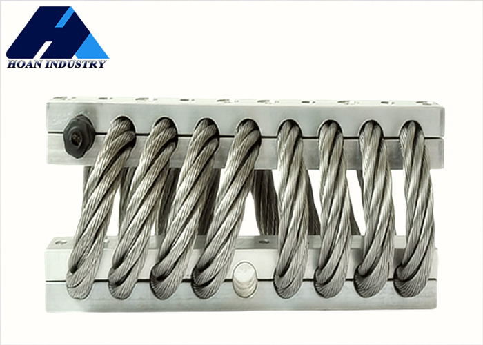 50N/mm Axial Stiffness Steel Wire Rope Vibration Isolator for Stable ...